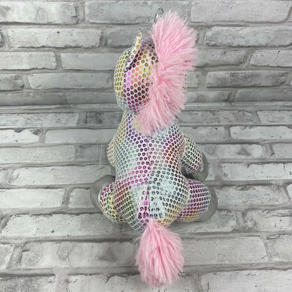 unbranded | Toys | Unicorn Rainbow Shimmer Plush Horn Stuffed Animal ...